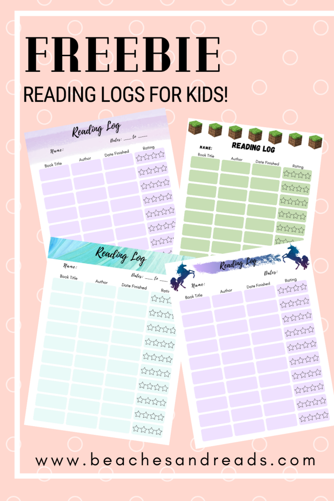 Friday Freebie- Reading Log! - Beaches and Reads